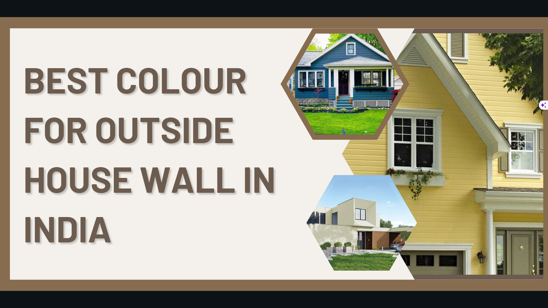 Top Indian simple house colour combination for outside wall